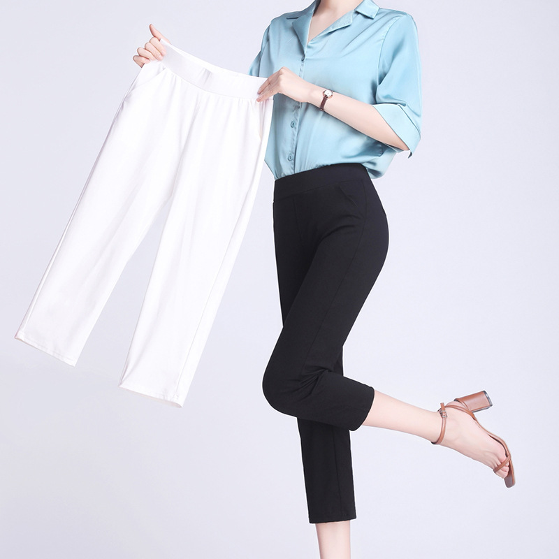 (M-9XL) Plus Size Stretch 3/4 Pants (EXTRA BIG SIZE) – Pluspreorder