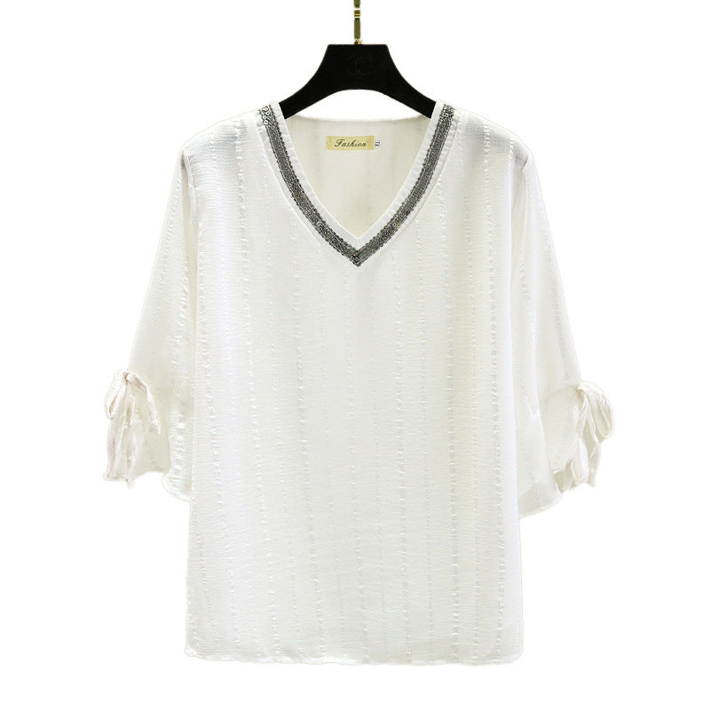 Plus Size Chiffon Blouse Pluspreorder