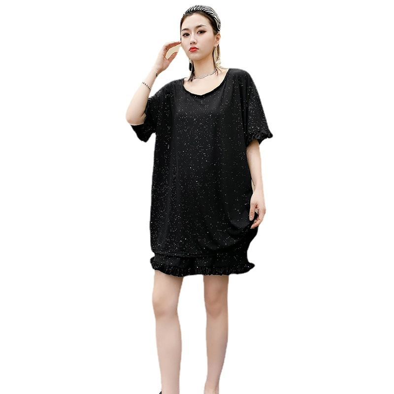 (2XL-4XL) Plus Size Tee And Shorts Home Wear Set (EXTRA BIG SIZE ...
