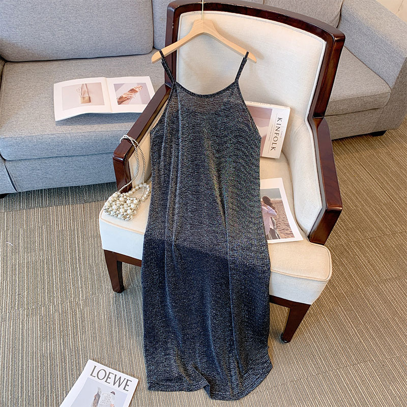 (2XL-6XL) Plus Size Camisole Dress And Long Cardigan Set (EXTRA BIG SI ...