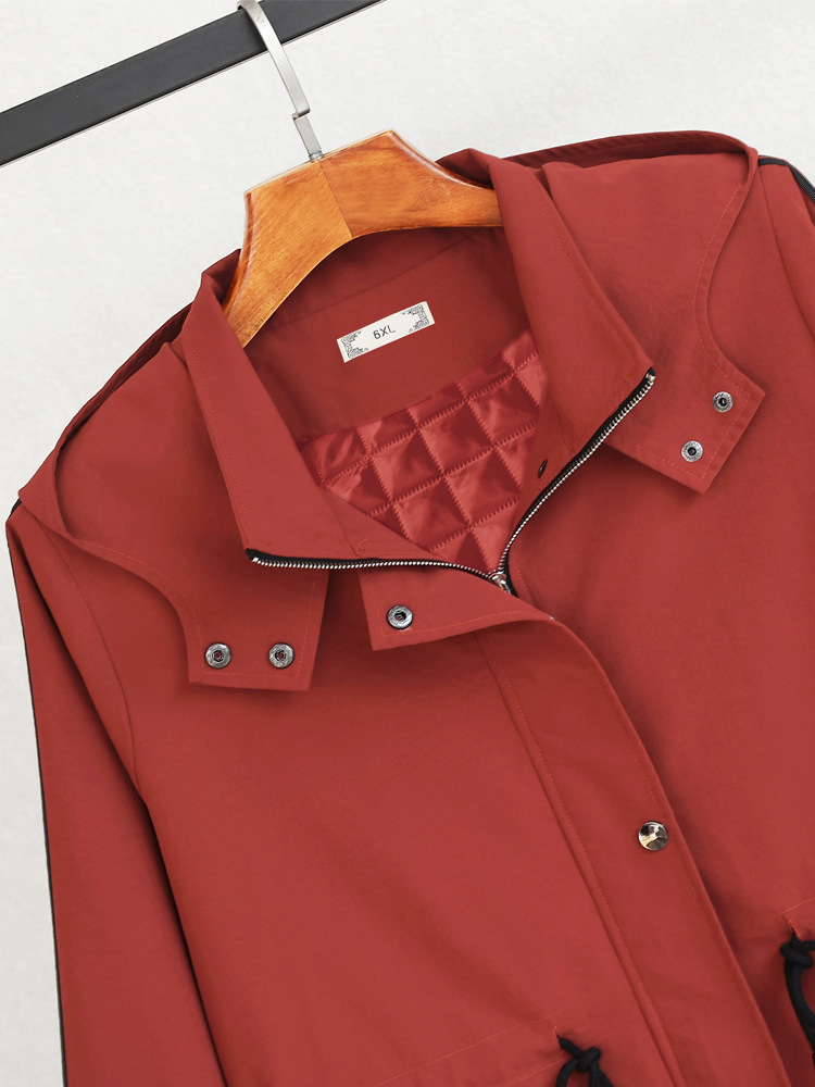 (4XL-10XL) Plus Size Padded Thick Hooded Jacket (Autumn / Winter) (EXT ...