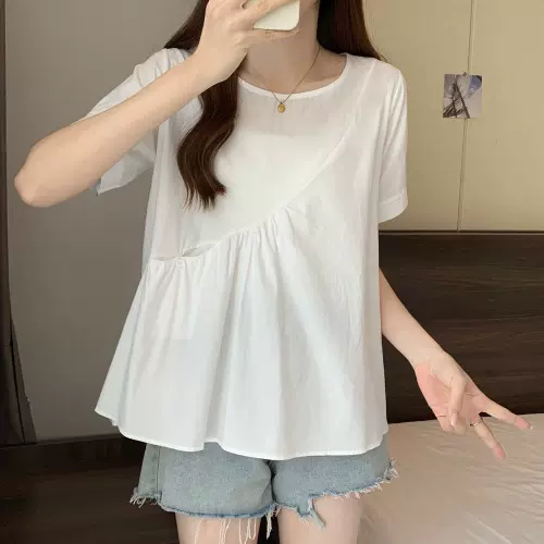 Plus Size Babydoll Loose Button Top – Pluspreorder