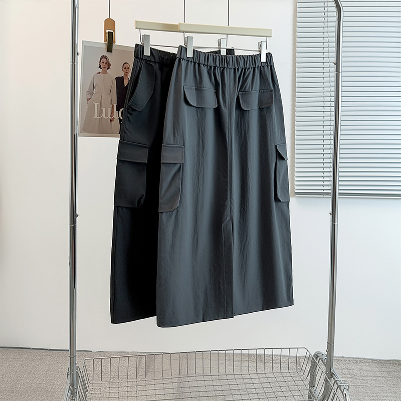 Plus Size Cargo Utility Skirt (Extra Big Size) – Pluspreorder