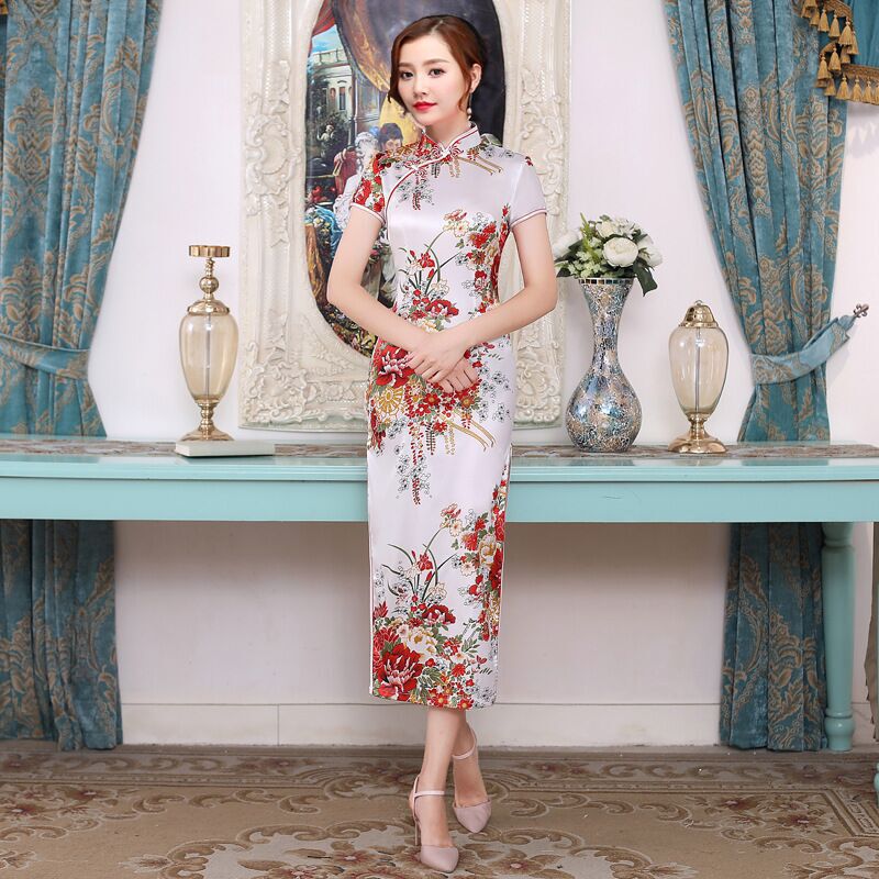 Plus Size Formal Midi Cheongsam Dress – Pluspreorder