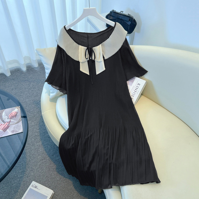 Plus Size Doll Collar Shift Dress (EXTRA BIG SIZE) – Pluspreorder