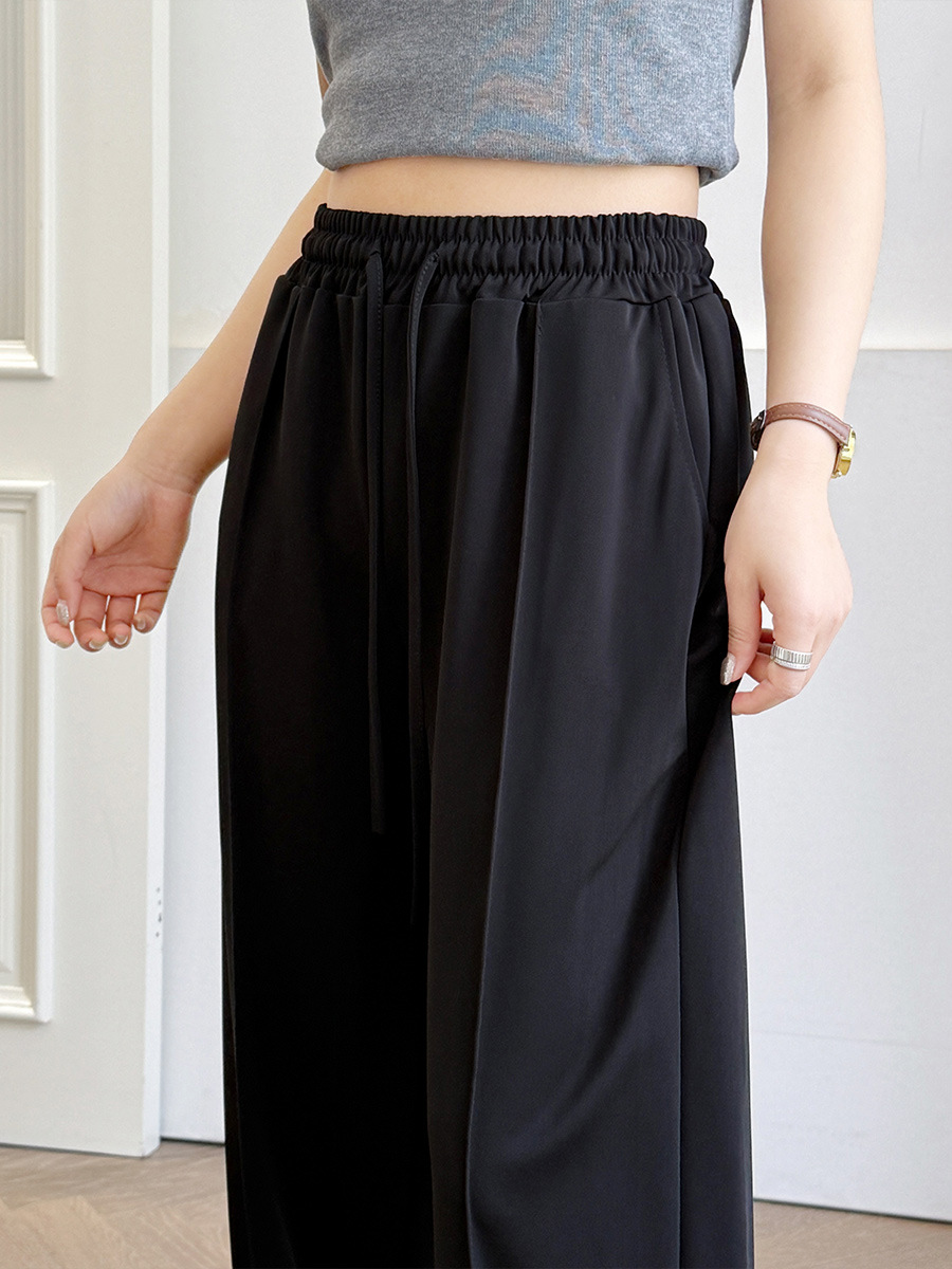 Plus Size Icy Drawstring Trousers (EXTRA BIG SIZE) – Pluspreorder