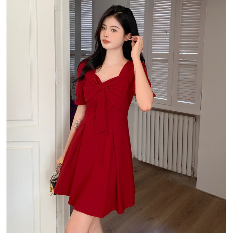 Plus Size Red Ribbon Dress – Pluspreorder
