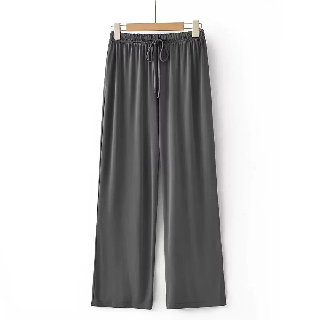Plus Size Light Fabric Wide Leg Long Pants – Pluspreorder