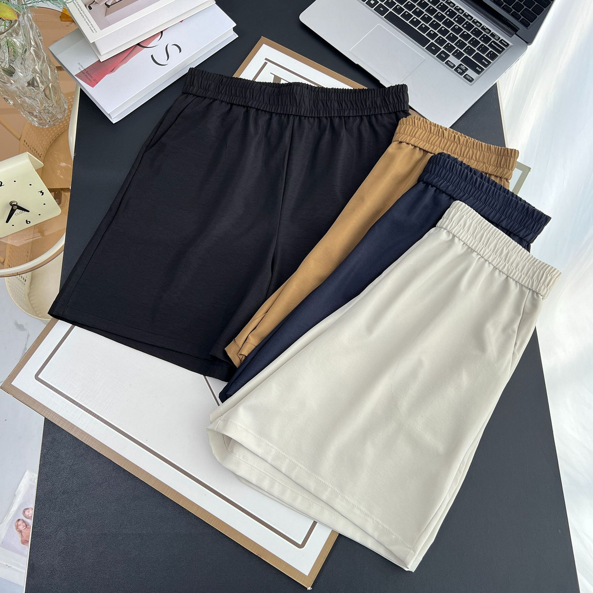 Plus Size Mid Length Shorts With Pockets – Pluspreorder