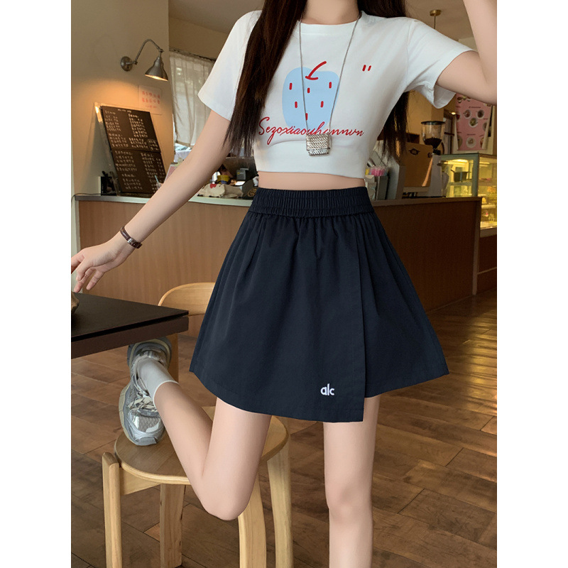 Plus Size Streetwear Stretchband Skorts – Pluspreorder