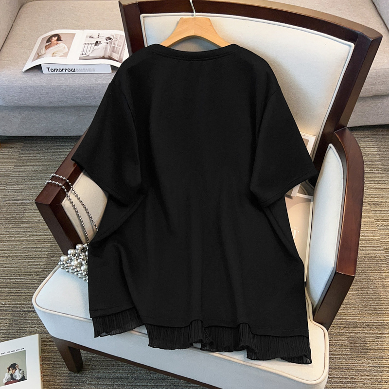 Plus Size Words Long Tee (EXTRA BIG SIZE) – Pluspreorder