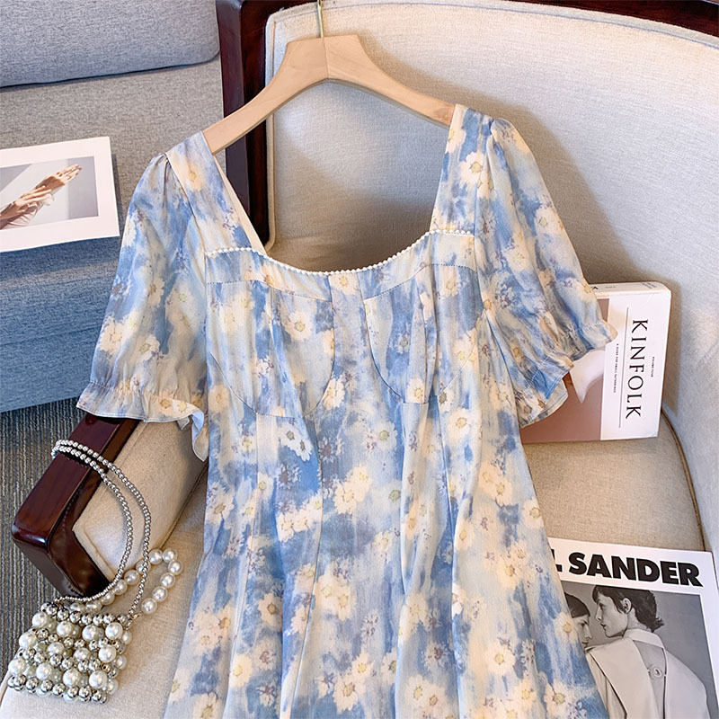(XL-7XL) Plus Size Tie Dye Bustier Short Sleeve Dress (EXTRA BIG SIZE ...