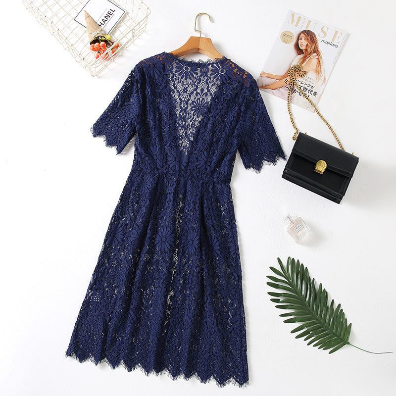 Plus Size Blue Lace Jacket – Pluspreorder