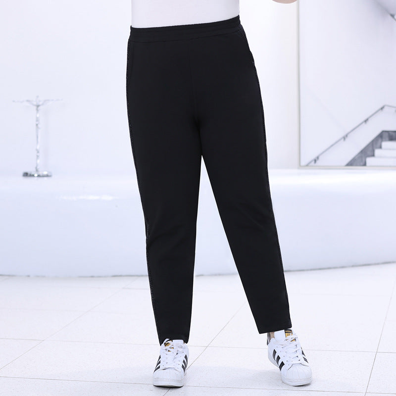Plus Size Shimmer Side Track Pants (EXTRA BIG SIZE) – Pluspreorder