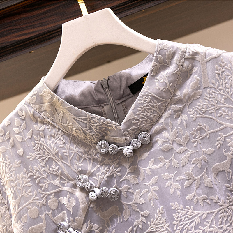 (2XL-6XL) Plus Size A Line Cheongsam Qipao Dress (Extra Big Size ...