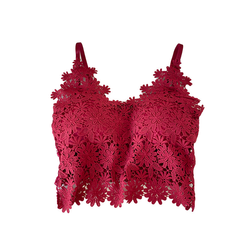 Plus Size Crochet Lace Bralette Top Pluspreorder