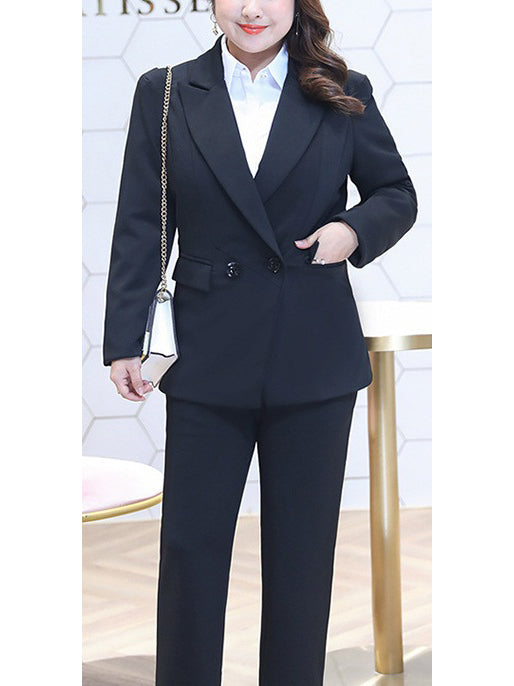 Miyahna Formal Blazer and Pants Set (EXTRA BIG SIZE) – Pluspreorder