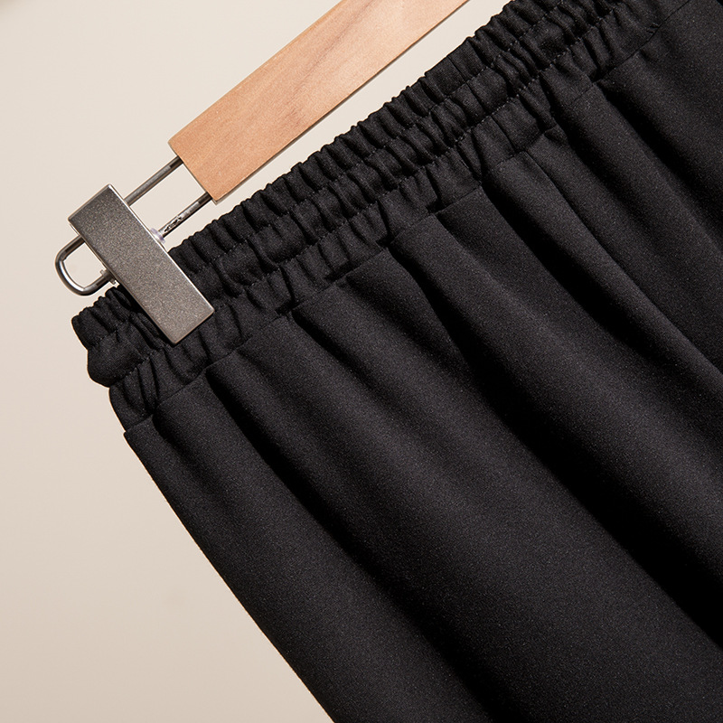 (4XL-9XL) Plus Size Black Wide Leg Long Pants (EXTRA BIG SIZE ...