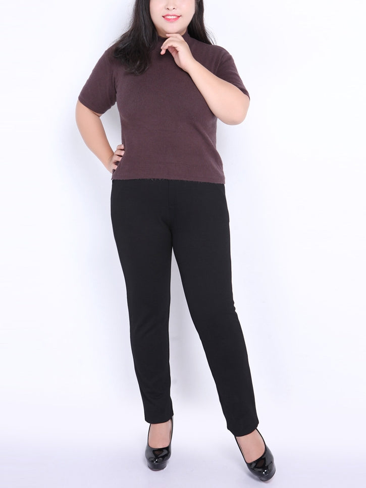 Plus Size Black Smart Long Pants (EXTRA BIG SIZE) – Pluspreorder