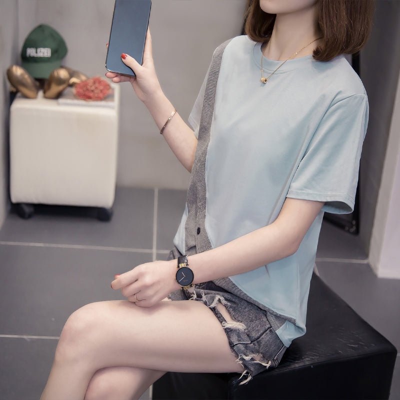 Plus Size Mock Pocket Top – Pluspreorder