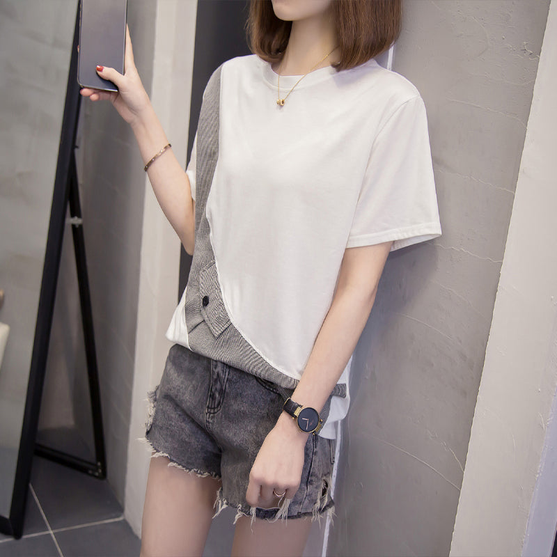 Plus Size Mock Pocket Top – Pluspreorder