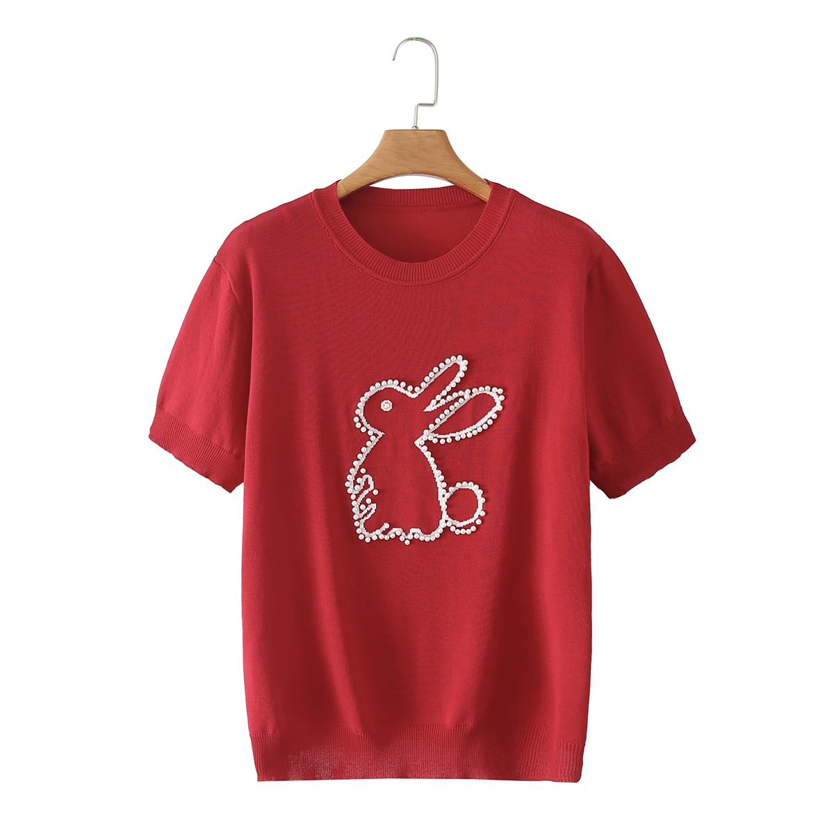 Plus Size Pearl Rabbit Knit Top – Pluspreorder