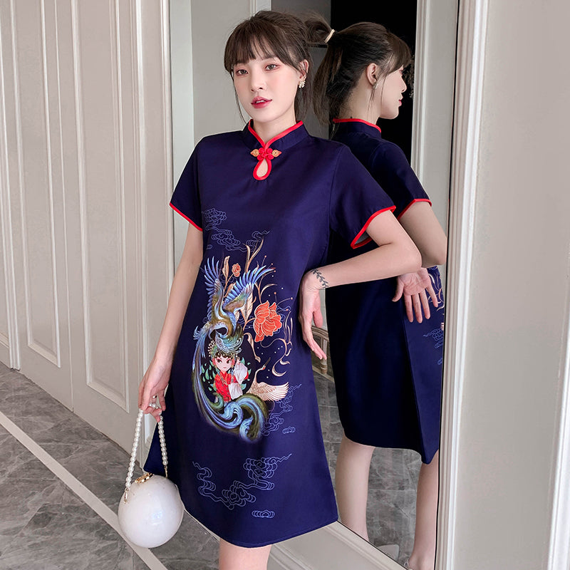 Plus Size Chinese Girl Cheongsam Dress – Pluspreorder