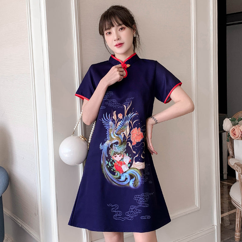 Plus Size Chinese Girl Cheongsam Dress – Pluspreorder