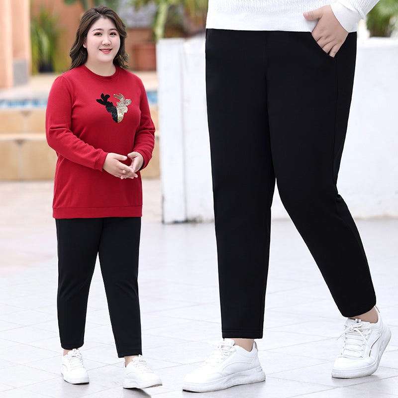 Plus size fleece winter pants (EXTRA BIG SIZE) – Pluspreorder