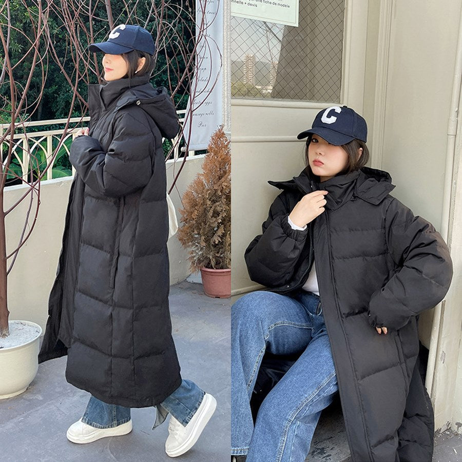 Plus Size Korean Down Padded Long Winter Jacket (EXTRA BIG SIZE ...