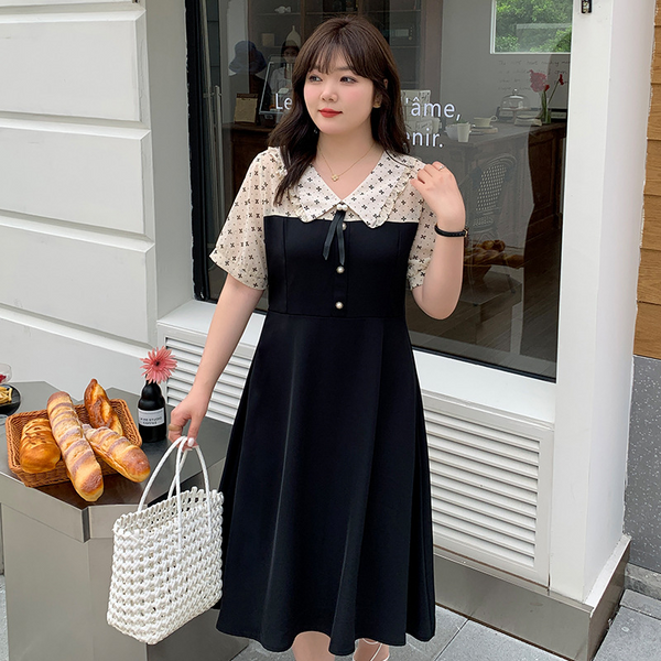 Plus Size Chanelesque Dress (EXTRA BIG SIZE) – Pluspreorder