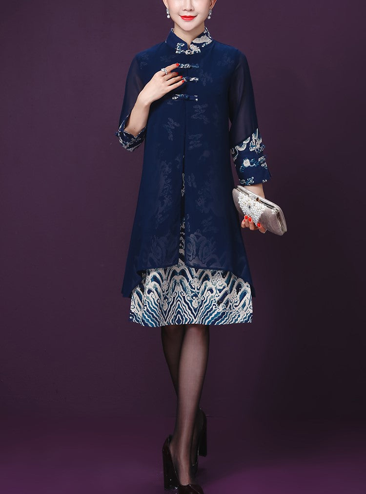 Plus Size Open Layer Cheongsam – Pluspreorder
