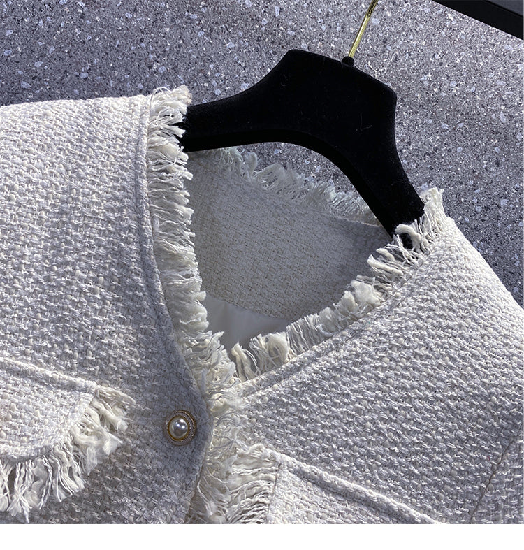 Plus Size Chanel-esque Fringe Jacket – Pluspreorder