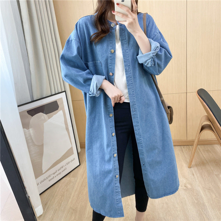 Plus Size Denim Tunic Jacket – Pluspreorder