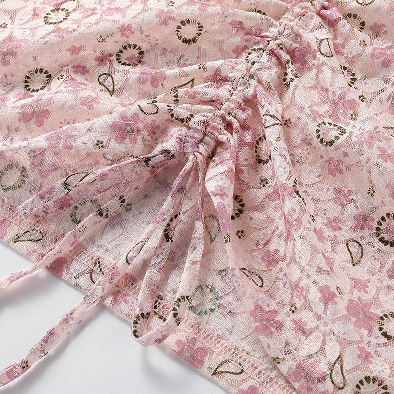 Plus Size Pink Lace Blouse and Dress Set – Pluspreorder
