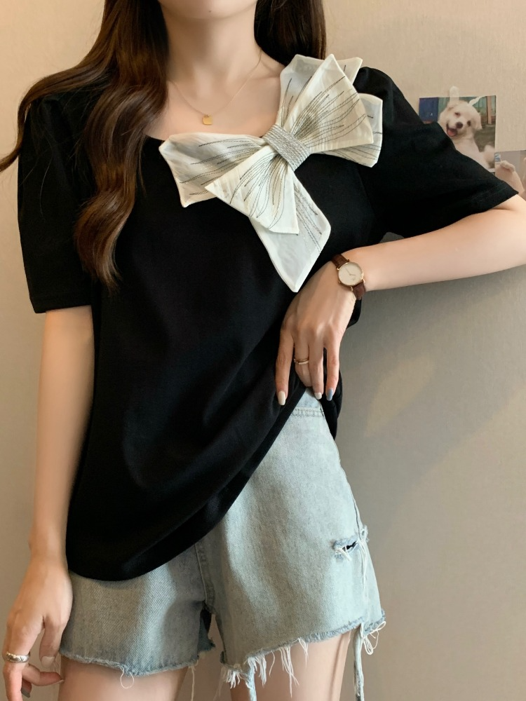 Plus Size Korean Ribbon Top – Pluspreorder