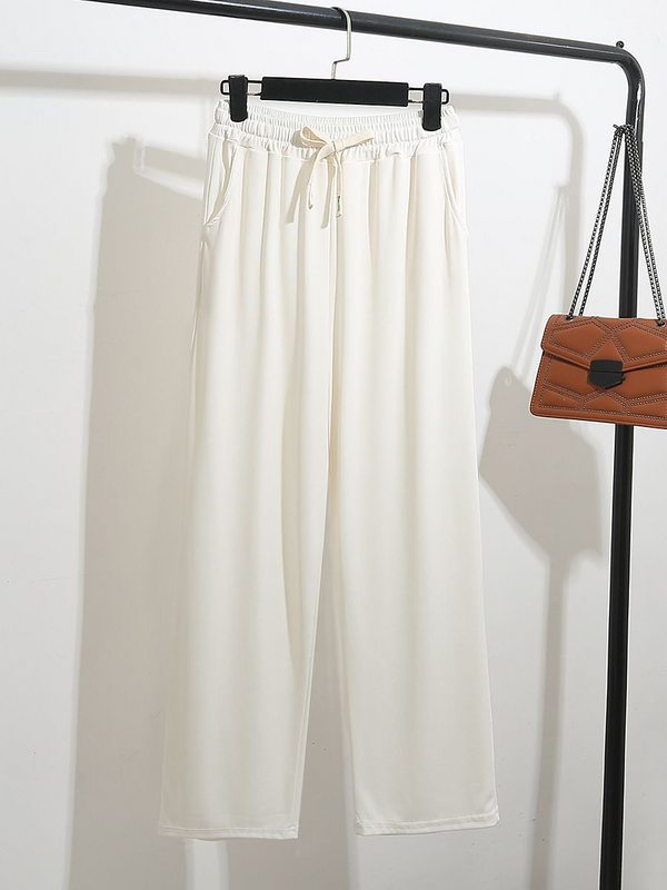 Plus Size Loose Leg Cool Fabric Long Pants (Extra Big Size) – Pluspreorder