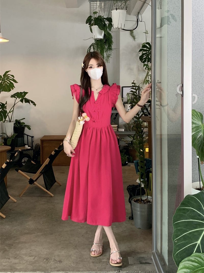Lily Plus Size Pink Cheongsam Dress Pluspreorder