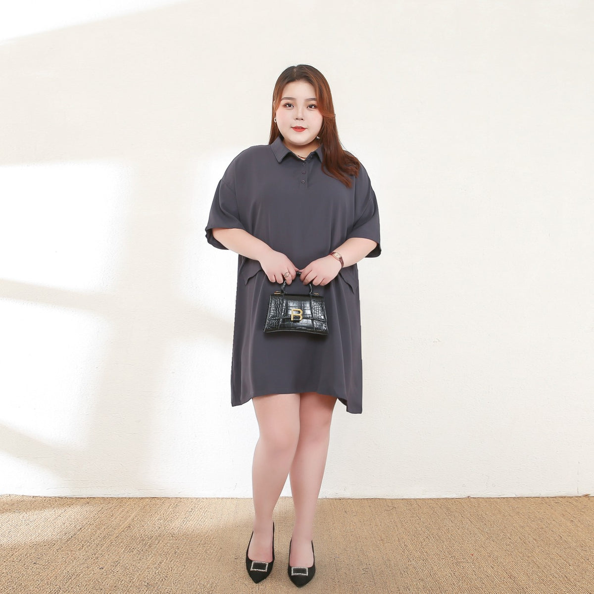 Hope Plus Size Shirt Dress – Pluspreorder