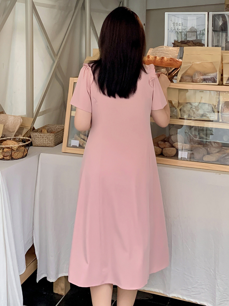 Plus Size Simple Cheongsam Shift Dress – Pluspreorder