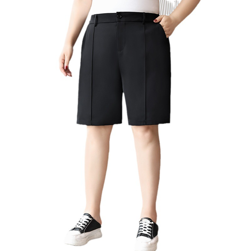 Plus Size Smart Piped Trouser Shorts (EXTRA BIG SIZE) – Pluspreorder