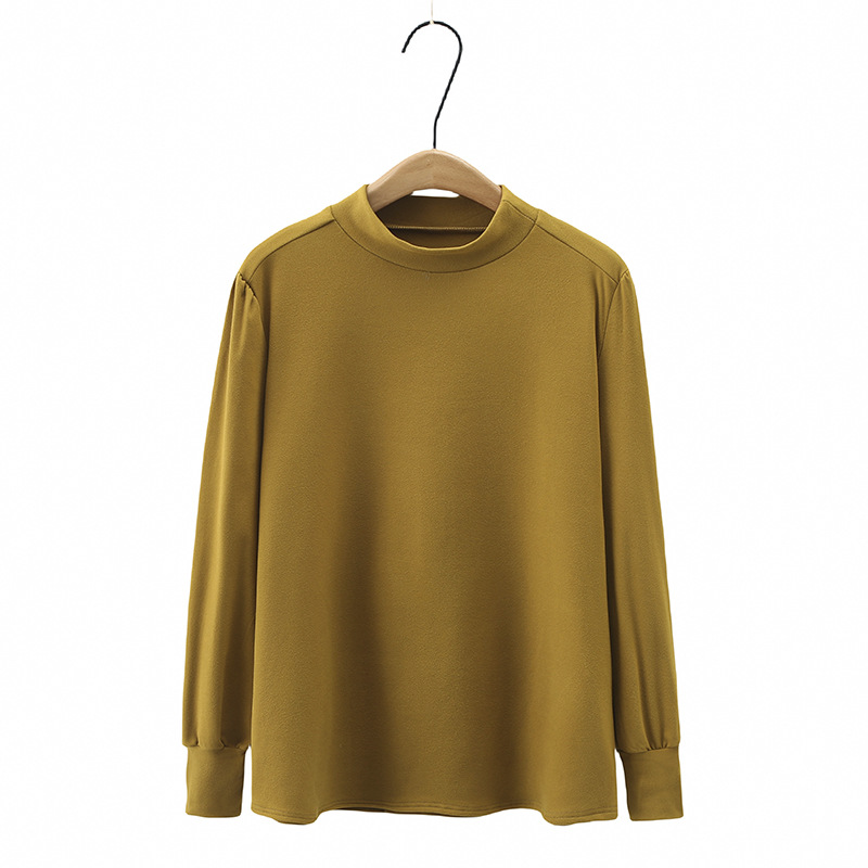 Plus Size Thick Korean High Neck Long Sleeve Top (Extra Big Size ...