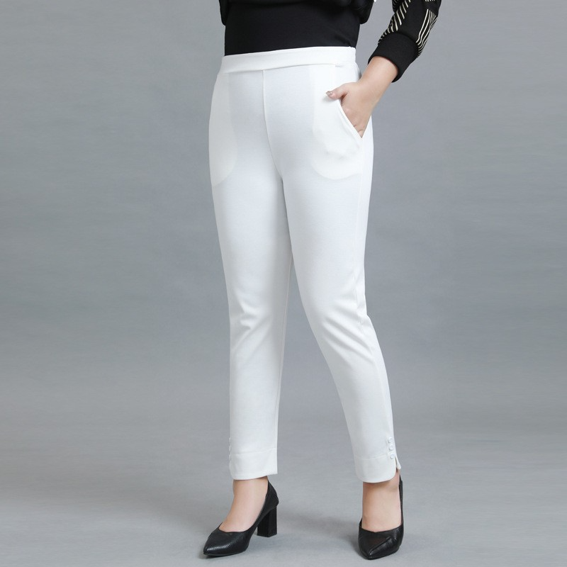 (XL-7XL) Plus Size Stretchy Pocket Skinny Pants (Extra Big Size ...