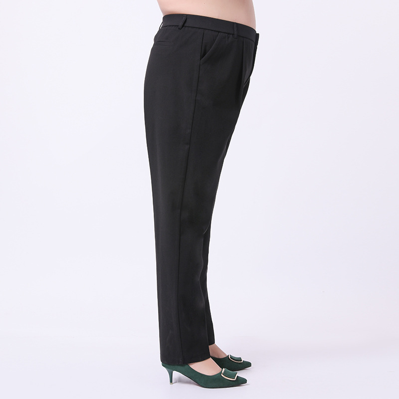 (XL-9XlL Plus Size Straight Leg Black Trousers Pants (Extra Big Size ...