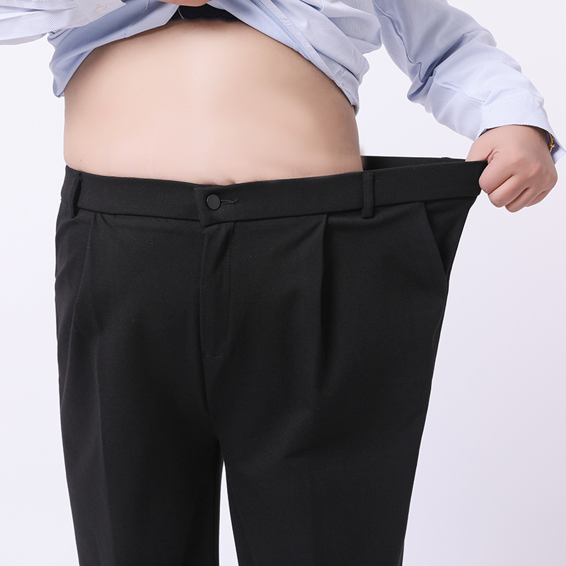 (XL-9XlL Plus Size Straight Leg Black Trousers Pants (Extra Big Size ...