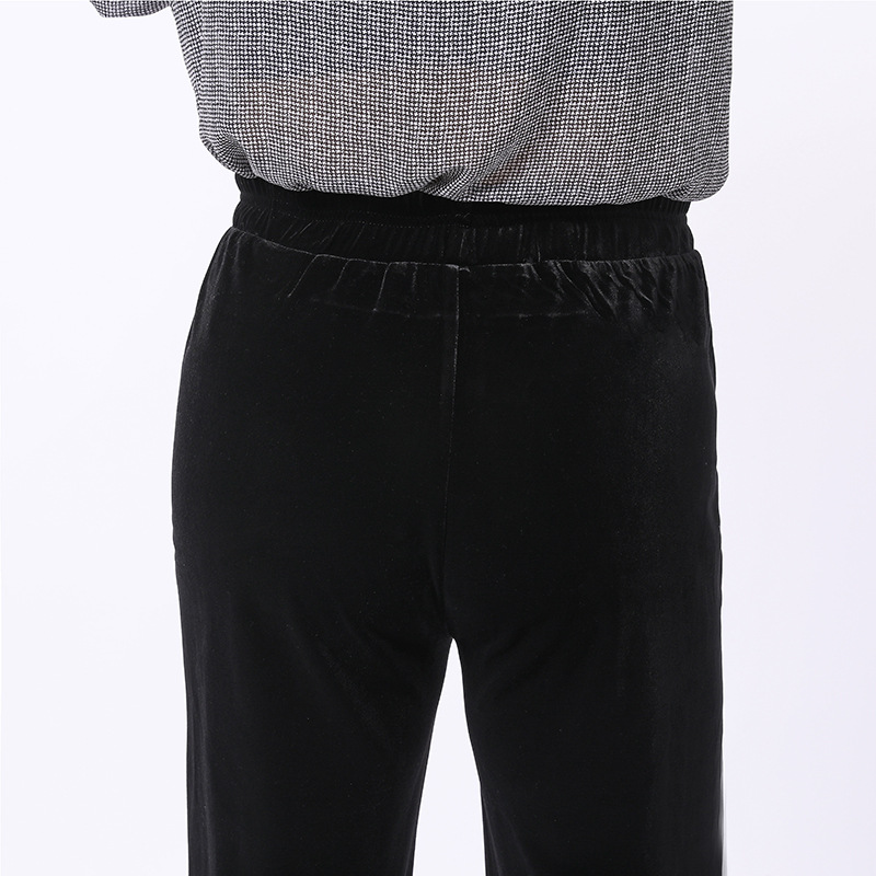 (XL-9XL) Plus Size Velvet Ribbed Wide Leg Long Pants (Extra Big Size ...